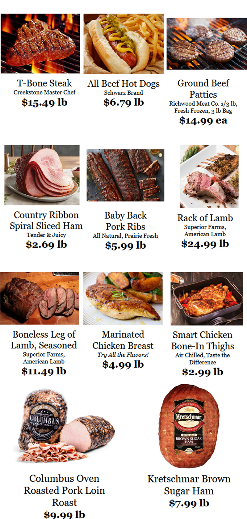 Weekly Specials - Angeles Camp Favorite Grocery STore